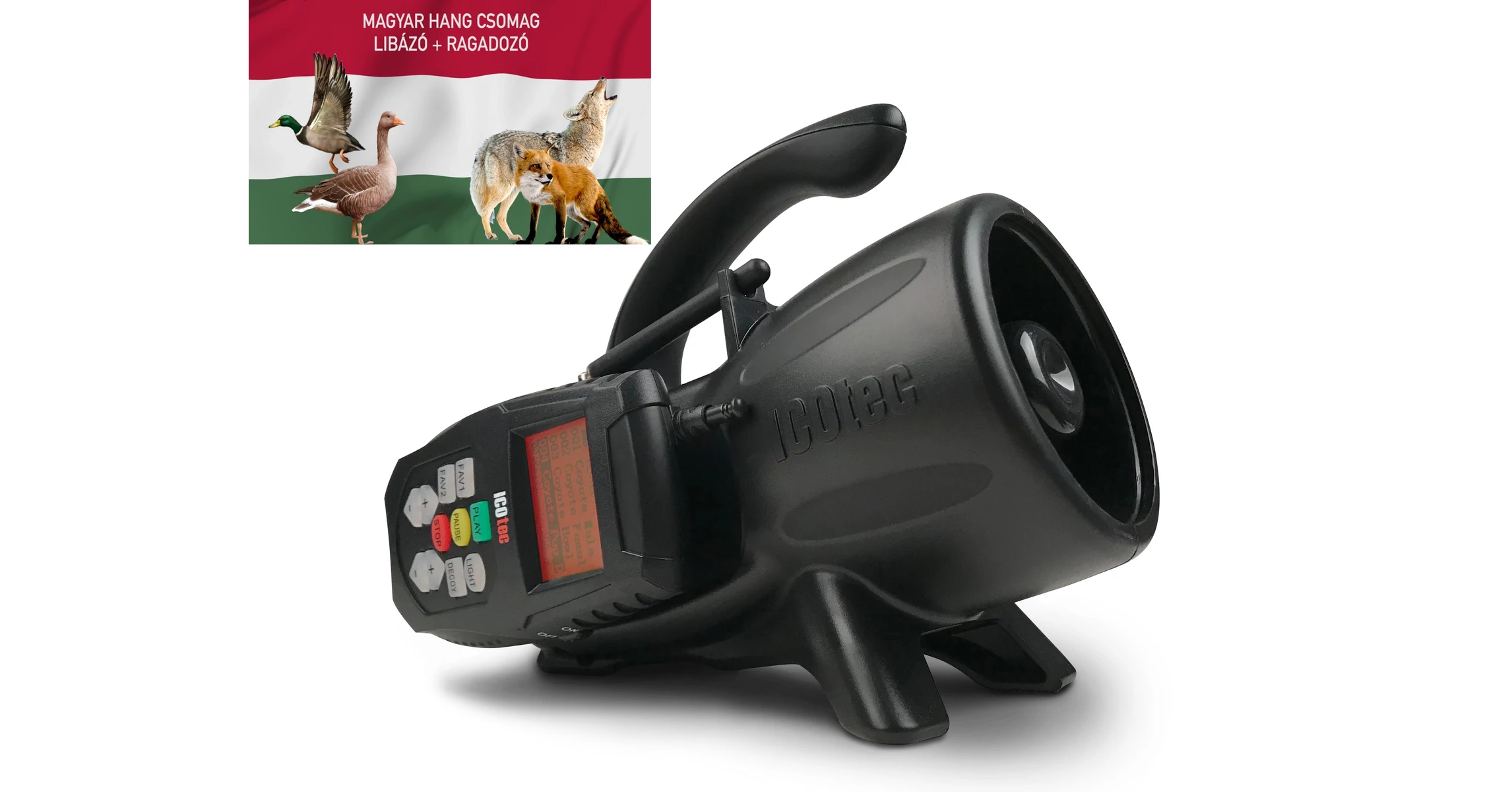 ICOtec Hellion GC550 elektromos vadhívó + nagy hangcsomag