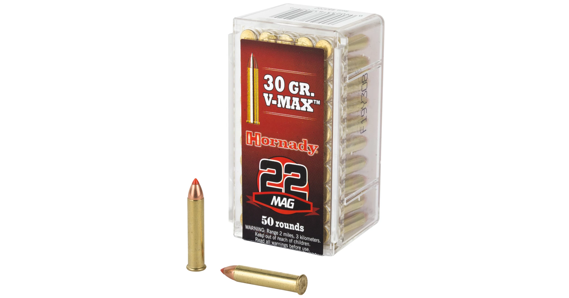 22 WinMag Hornady V-MAX 30gr 1.95g